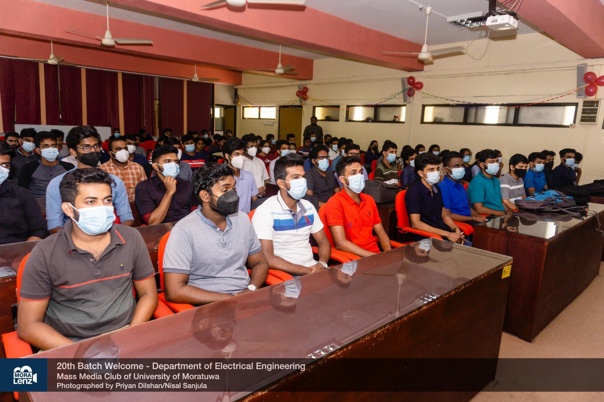 The official welcome of the 2020 intake to the Department of Electrical Engineering | University ...